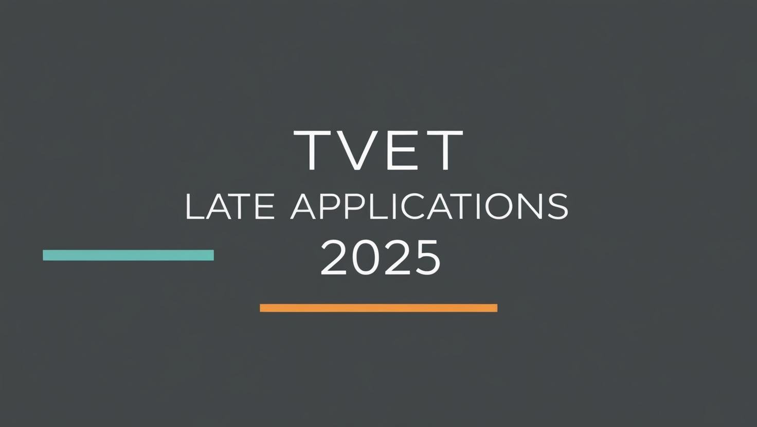 TVET Colleges Late Applications 2026/2027 – BeraPortal