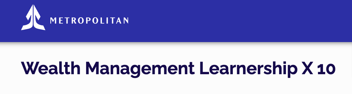 Metropolitan Wealth Management Learnerships 2026 - BeraPortal